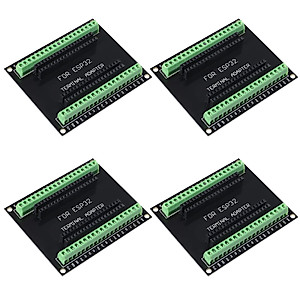 QCCAN 4PCS ESP32 Breakout Board GPIO 1 into 2 Compatible for 38PIN Narrow Version ESP32 ESP32S Development Board