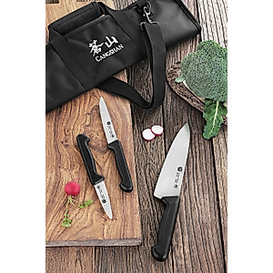 Top Cut by Cangshan | P2 Series 1020137 Sandvik 12C27 Swedish Steel Chef Knife, 8-Inch