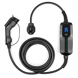 LEFANEV 40Amp EV Charger Level 2,25ft NEMA 14-50 9.6KW Portable Electric Vehicle Charging Station for Electric and Hybrid Vehicles