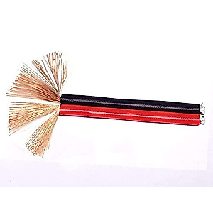 ukiism RCA to Speaker Wire Adapter, Speaker Bare Wire Cables to RCA Plugs Adapter Repair Speaker Cord for Speakers Amplifier Audio Video AV Receivers(2Pack, 1foot)