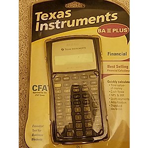 TEXAS TI-BA II PLUS - ADVANCED FINANCIAL CALC (TIBA2P) -