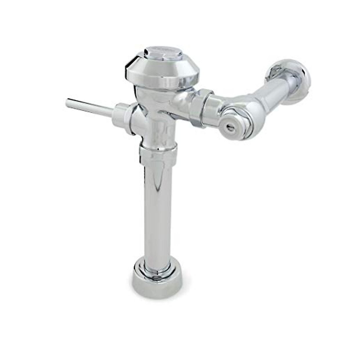 Zurn Z6000-YB-YC Aquaflush Exposed Manual Diaphragm Flush Valve with 3.5 GPF, Sweat Solder Kit, Cast Wall Flange in Chrome