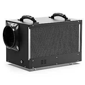 ALORAIR 120 PPD Commercial Dehumidifiers with Pump and Hose, Crawl Space Basement Dehumidifier, Industry Water Damage Unit, Compact, Portable, Auto Defrost, Memory Starting