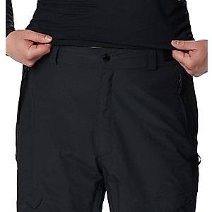 Columbia Men's Powder Stash Pant, Black, 4X x 34L-Big