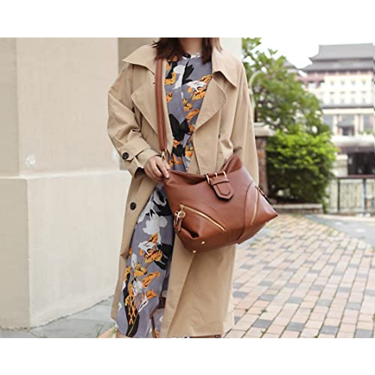 MKF Collection Shoulder Bag for Women, Handbag Purse Top-Handle Hobo Bag