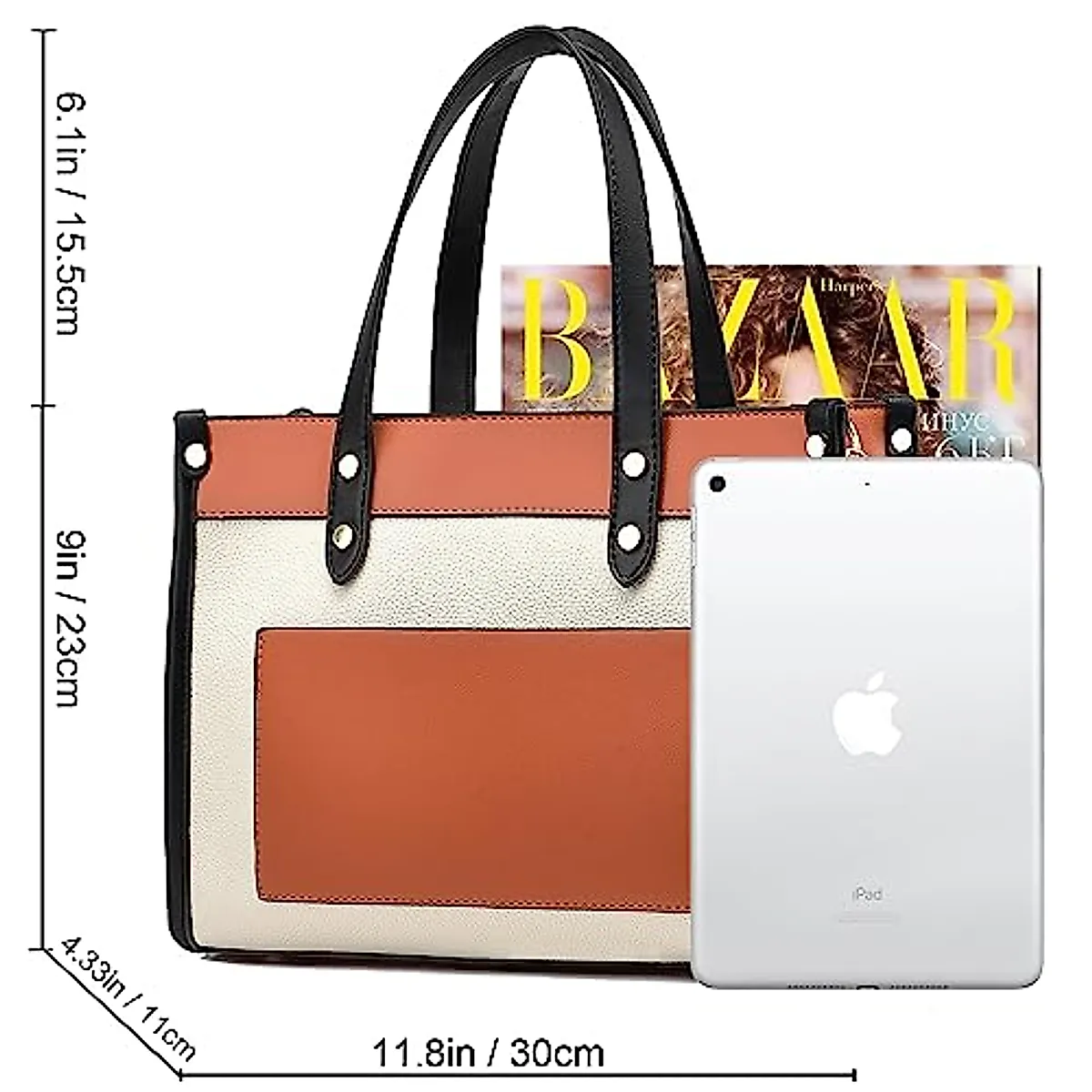 CROJUYI Tote Bag for Women - Satchel Purse and Handbags Ladies Shoulder Totes Crossbody Bags