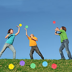 The Dreidel Company Inflated Bouncing Knobby Balls, Assorted Colors, 3" (12-Pack)