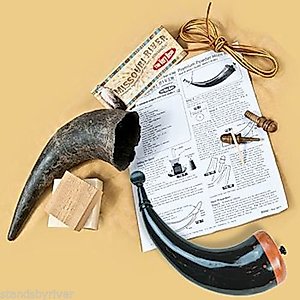 Genuine Bison Powder Horn Kit - YOU MAKE IT!