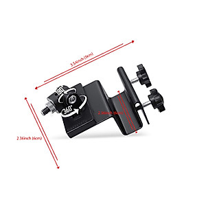 Wasserstein Weatherproof Gutter Mount with Universal Screw Adapter - Compatible with Blink Outdoor/Outdoor 4/XT/XT2 (1-Pack, Black)