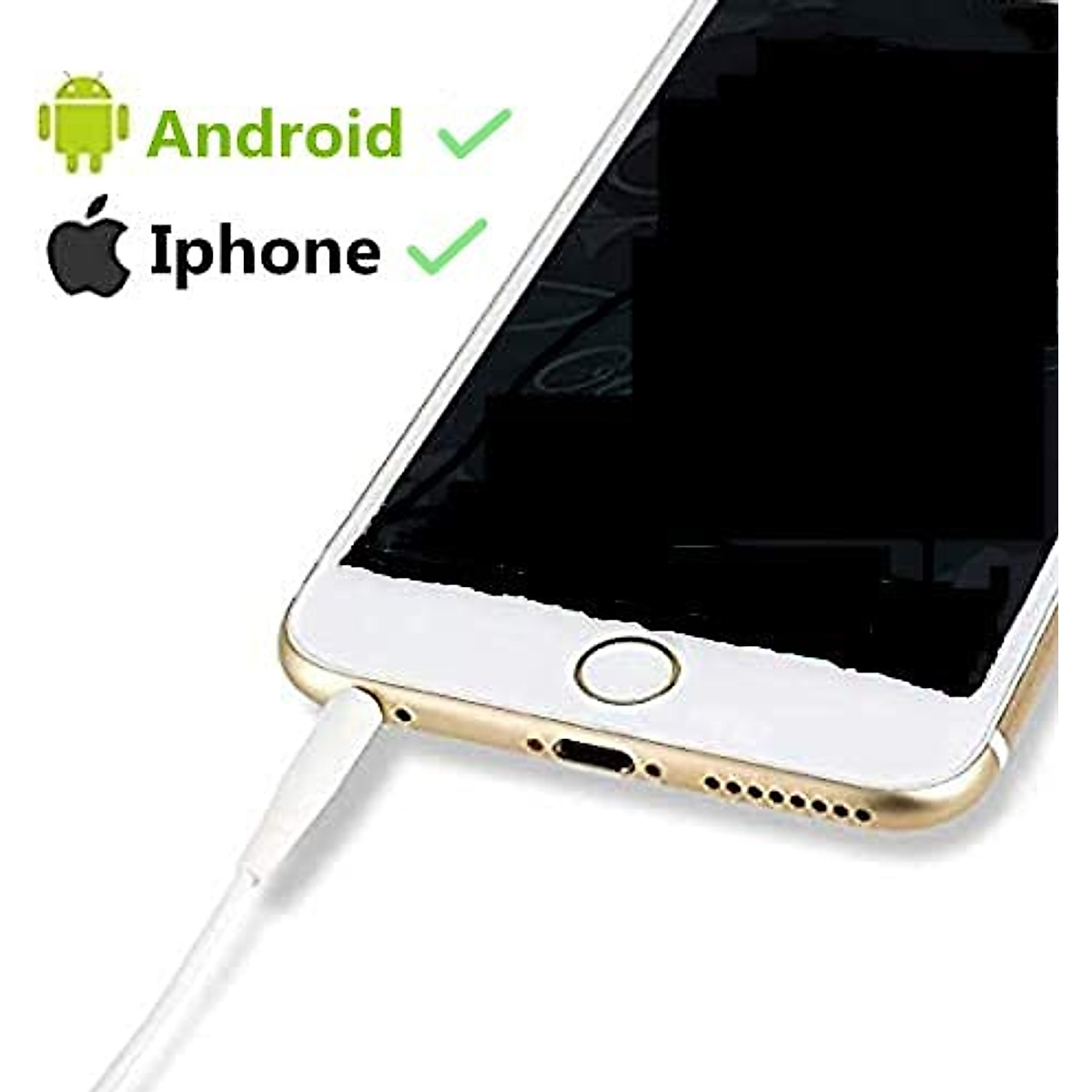 Saipomor SoundTrue Replacement Cords for Bose On-Ear 2 OE2 OE2i QC25 QC35II QC35 QC45 NC700 Soundlink SoundlinkII Headphones (White)