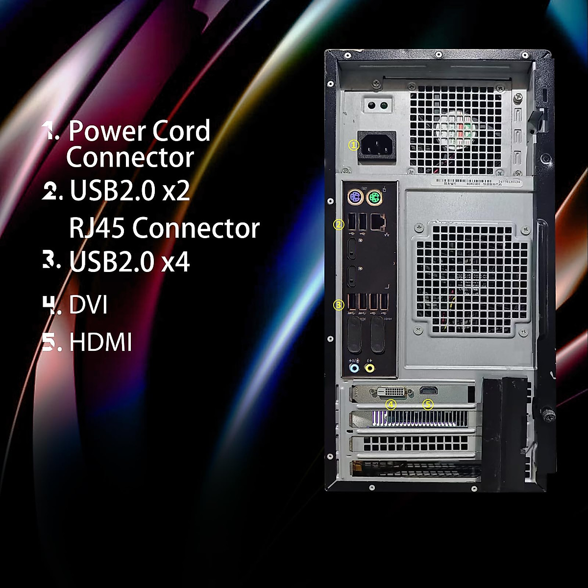 Dell Optiplex 7020 Gaming Desktop PC - Intel Core i7 4th Gen 3.4GHz, NVIDIA GeForce GT 1030 2GB, 16GB RAM, 512GB SSD, HDMI, DVI, VGA, New Keyboard, Mouse, Wi-Fi, Windows 10 Professional(Renewed)