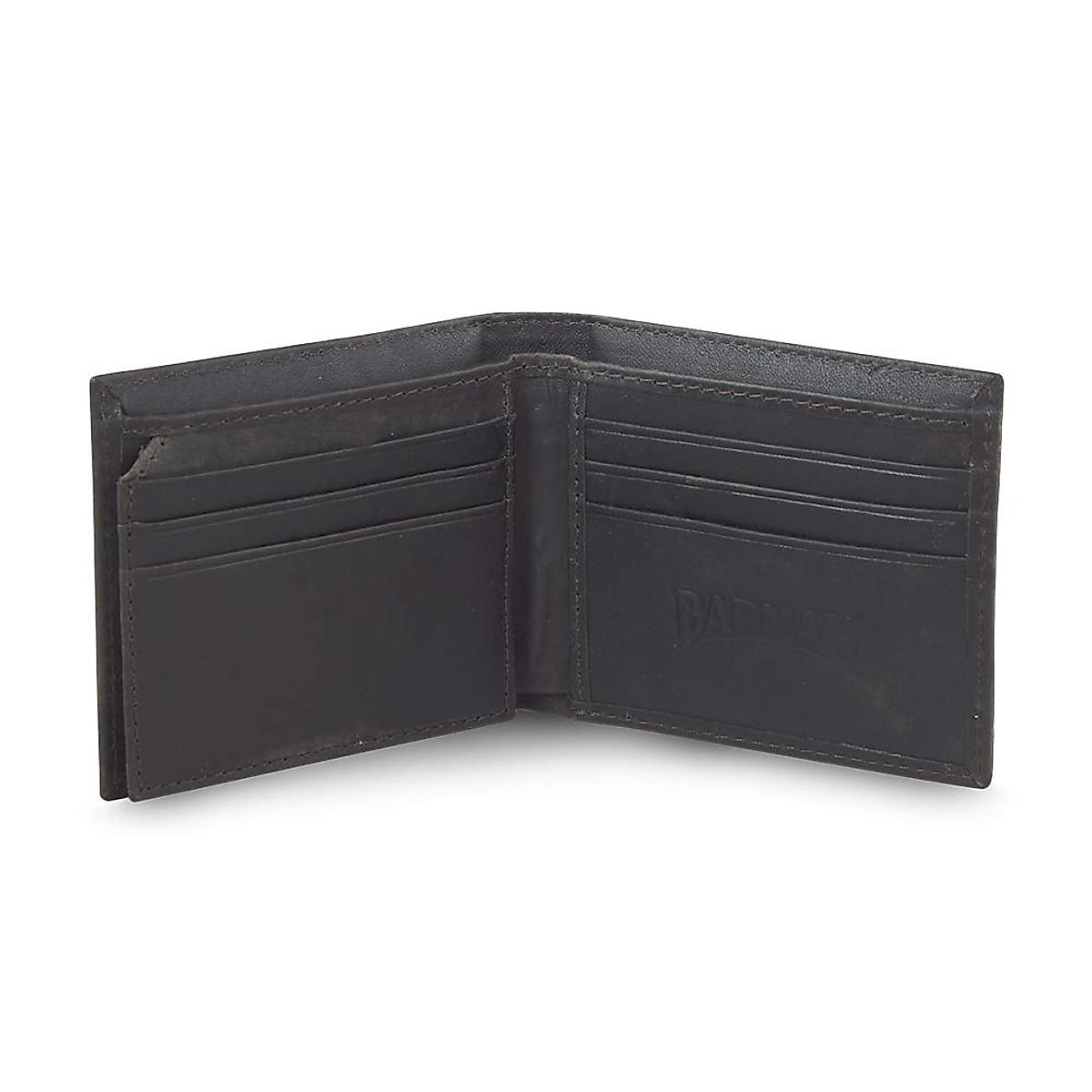 Barmah Hats Genuine Kangaroo Leather Wallet (Brown - 1 Fold)
