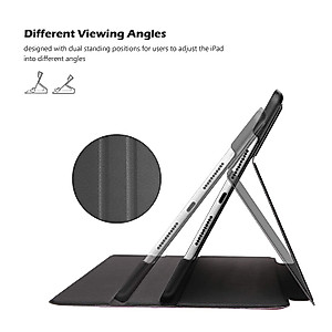 ProCase Cover for iPad Air 3 10.5" 2019 / iPad Pro 10.5 2017 Case, Slim Stand Protective Folio Case Smart Cover for iPad Air 10.5" (3rd Gen) 2019 / iPad Pro 10.5" 2017-Black