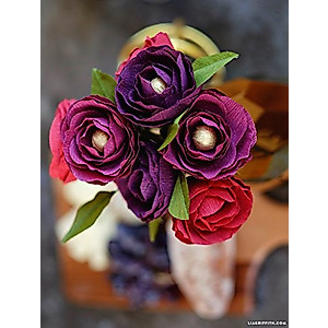 Lia Griffith Extra Fine Crepe Paper Folds Rolls, 10.7-Square Feet, Assorted Colors