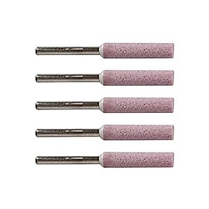 5X Cylindrical Diamond Chainsaw Sharpener Burr Stone File 7/32" Sharpening Tool