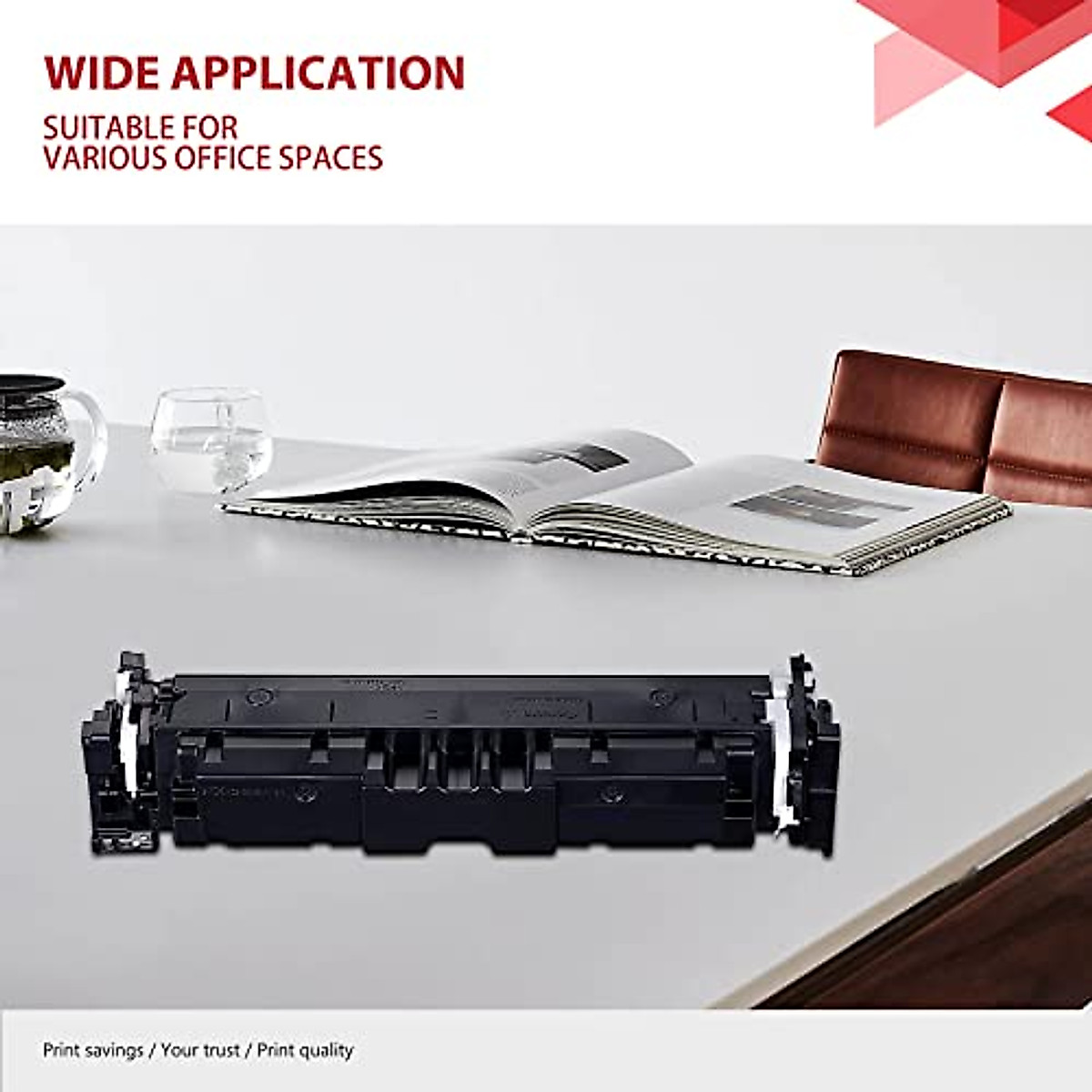 CRG-069 Toner Cartridge Set (5094C001 5093C001 5092C001 5091C001) Compatible Replacement for Canon CRG069 CRG-069H for LBP674Cdw MF753Cdw MF751Cdw Laser Printer (6 Pack, 3BK/1C/1M/1Y)