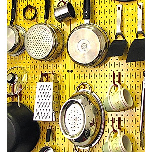 Wall Control Yellow Metal Pegboard 2 Pack