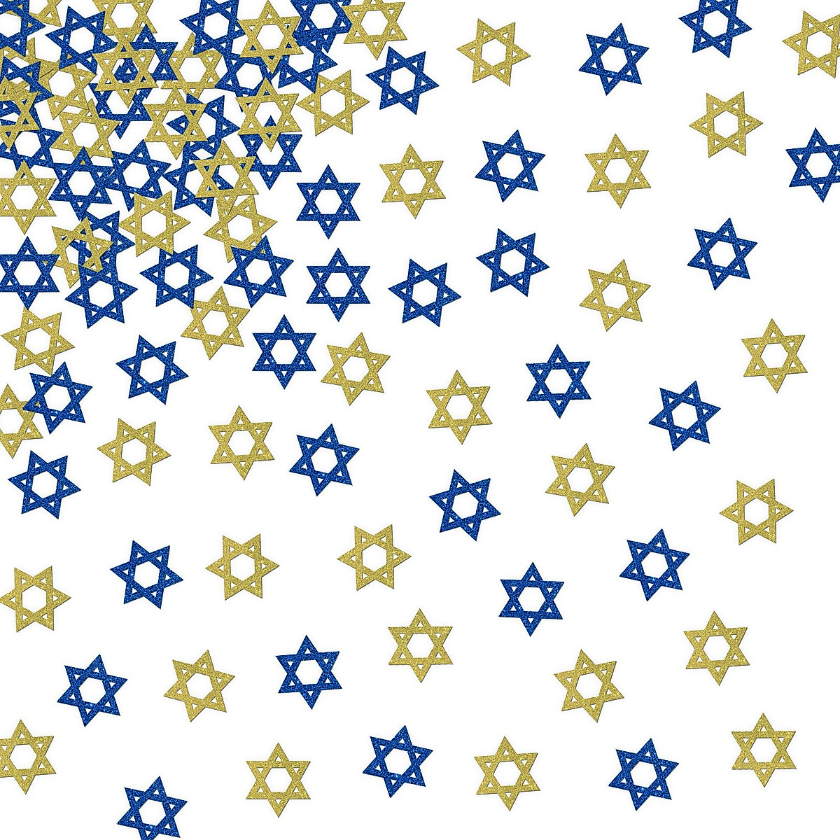 ShuanQ 120pcs Mazel Tov Confetti - Jewish Wedding Party Decorations - Bar Mitzvah Party Table Scatters - Jewish Event Favors Decor Confetti