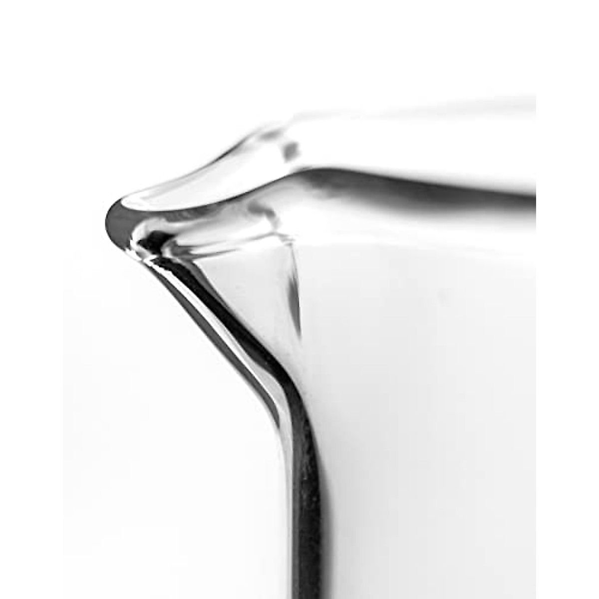 QWORK Glass Measuring Beaker Set, 3 Pcs (50ml 100ml 250ml), Graduated Measuring Low Form Glass Beaker