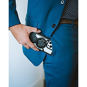 Rokform - iPhone 13 Mini Case, Crystal Series, Dual Magnet Plus MagSafe Compatible, Slim Magnetic Clear Apple Case, iPhone Cover with RokLock Twist Lock, Drop Tested Armor (Clear)