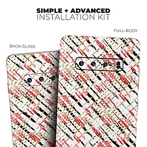 DesignSkinz Karamfila Watercolo Poppies V20 Protective Vinyl Decal Wrap Skin Cover Compatible with The Samsung Galaxy S20 (Screen Trim & Back Glass Skin)