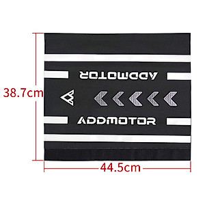 ADDMOTOR Cycling Bicycle Frame Battery Protector Nylon Protection Pad Reflective Protective Cover for Bike Accessories Black (Swordfish Battery(1Pcs))