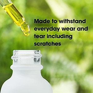 Focus Nutrition 12 Pack White Coated Boston Round Essential Oils Aromatherapy Glass Bottles Jar With White dropper cap, 1oz