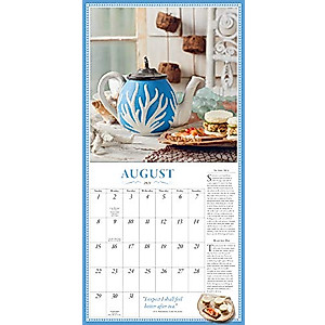 Collectible Teapot & Tea Wall Calendar 2021