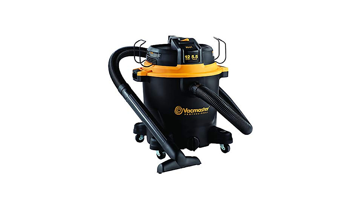 Vacmaster Beast Series Wet Dry Vac - 12 Gallon, 5.5 HP Powerful Vacuum