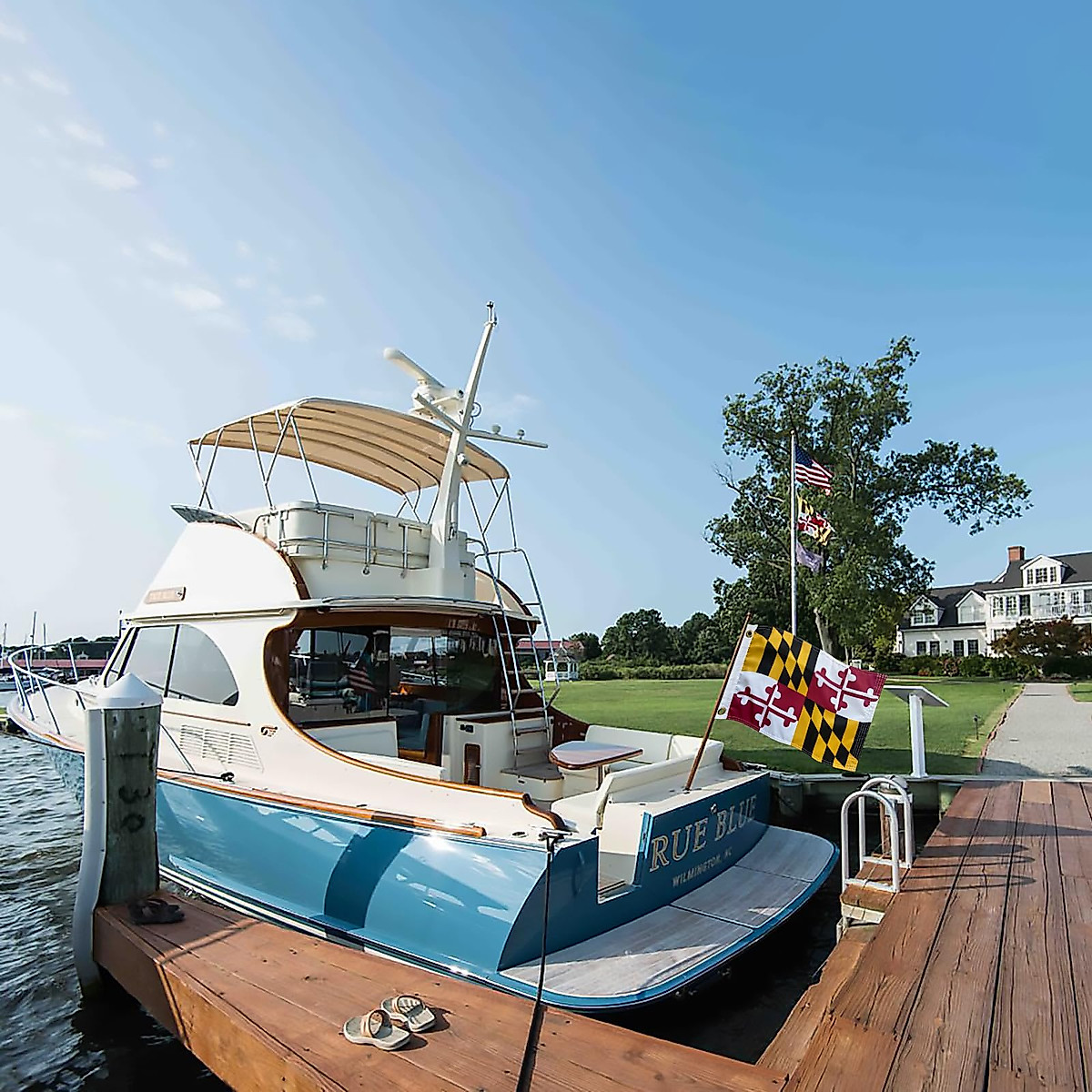 Homissor Maryland Flag 12x18 Inch Double Side MD State Flag Small Maryland Boat Flags Durable Banner with Grommets for Outdoor Indoor