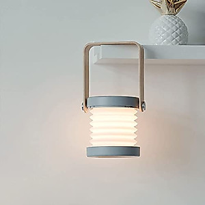 TitiGeeli Rechargeable LED Camping Lantern Lamp,Rechargeable-Dimmable-Multi-Functional Portable Light,4-in-1 Foldable Table Lamp，Bedside Lamp for Bedroom,Living Room,Outdoor,Office,Camping