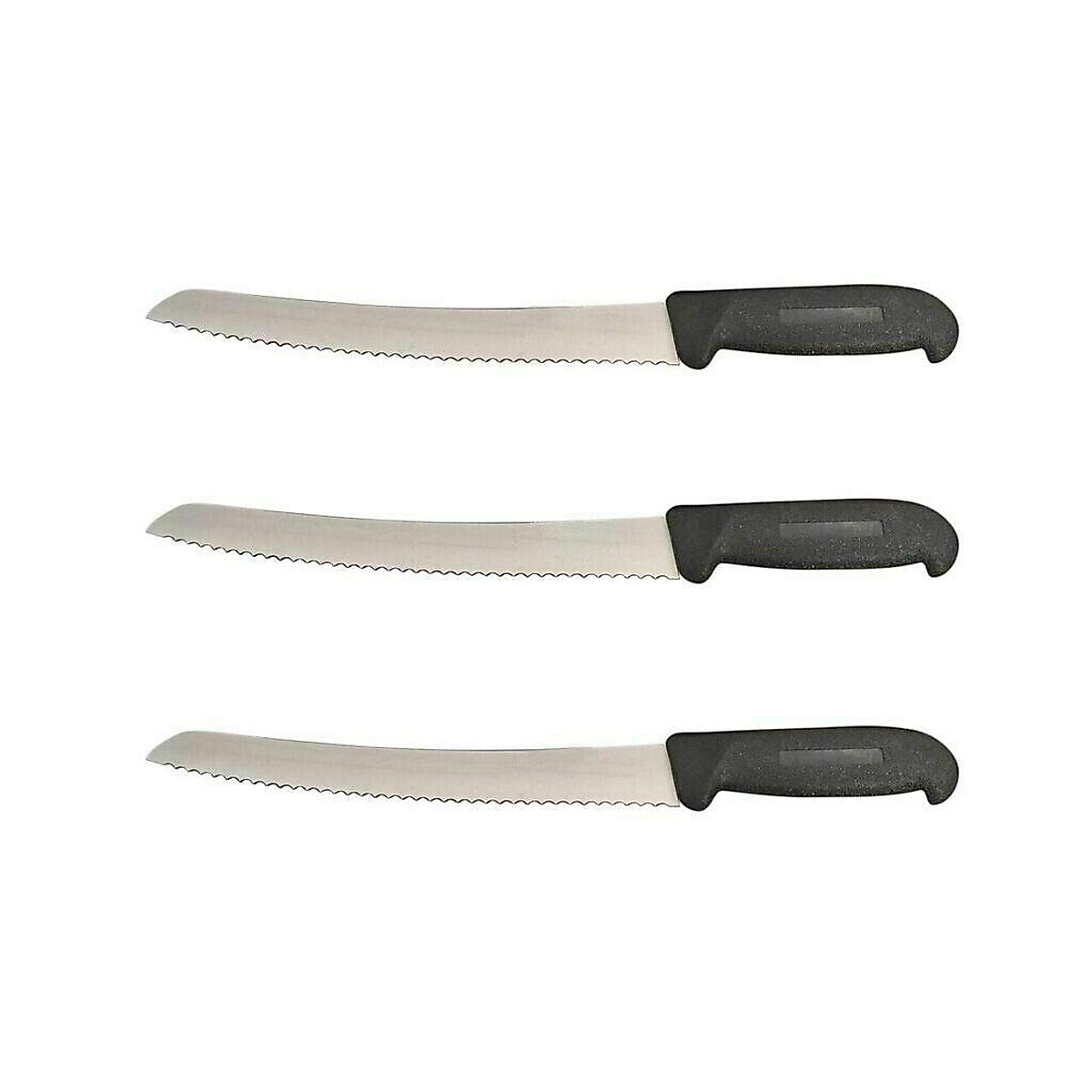10 in. Curved Bread Knife- Cozzini Cutlery Imports - Serrated - Great for Sandwiches (10" Curved Bread)