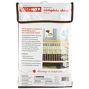 Skip Hop Complete Sheet, Mod Dot (Discontinued by Manufacturer)