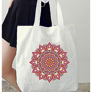 4 Packs Mandala Flowers Iron on Transfer Patches for Clothing Retro Mandala Butterfly Design Heat Transfer Vinyl Decals Washable Iron on Stickers for T-Shirts Jackets Backpacks DIY Decor Supplies