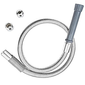20' Sink Sprayer Hose with Non-Slip Handle, Flexible Stainless Steel Hose for Commercial Kitchen Faucet