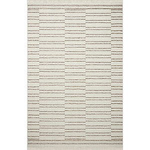 Loloi Amber Lewis x Loloi Malibu Collection MAB-03 Tan / Ivory, 11'-4" x 15', Indoor/Outdoor, Area Rug