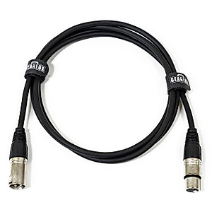 Gearlux 6.5-Foot 3-Pin Male-to-Female DMX Cable - 5 Pack