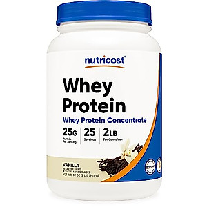 Nutricost Whey Protein Concentrate (Vanilla) 2LBS