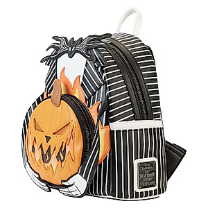 Loungefly Nightmare Before Christmas Jack Pumpkin Head Double Strap Shoulder Bag