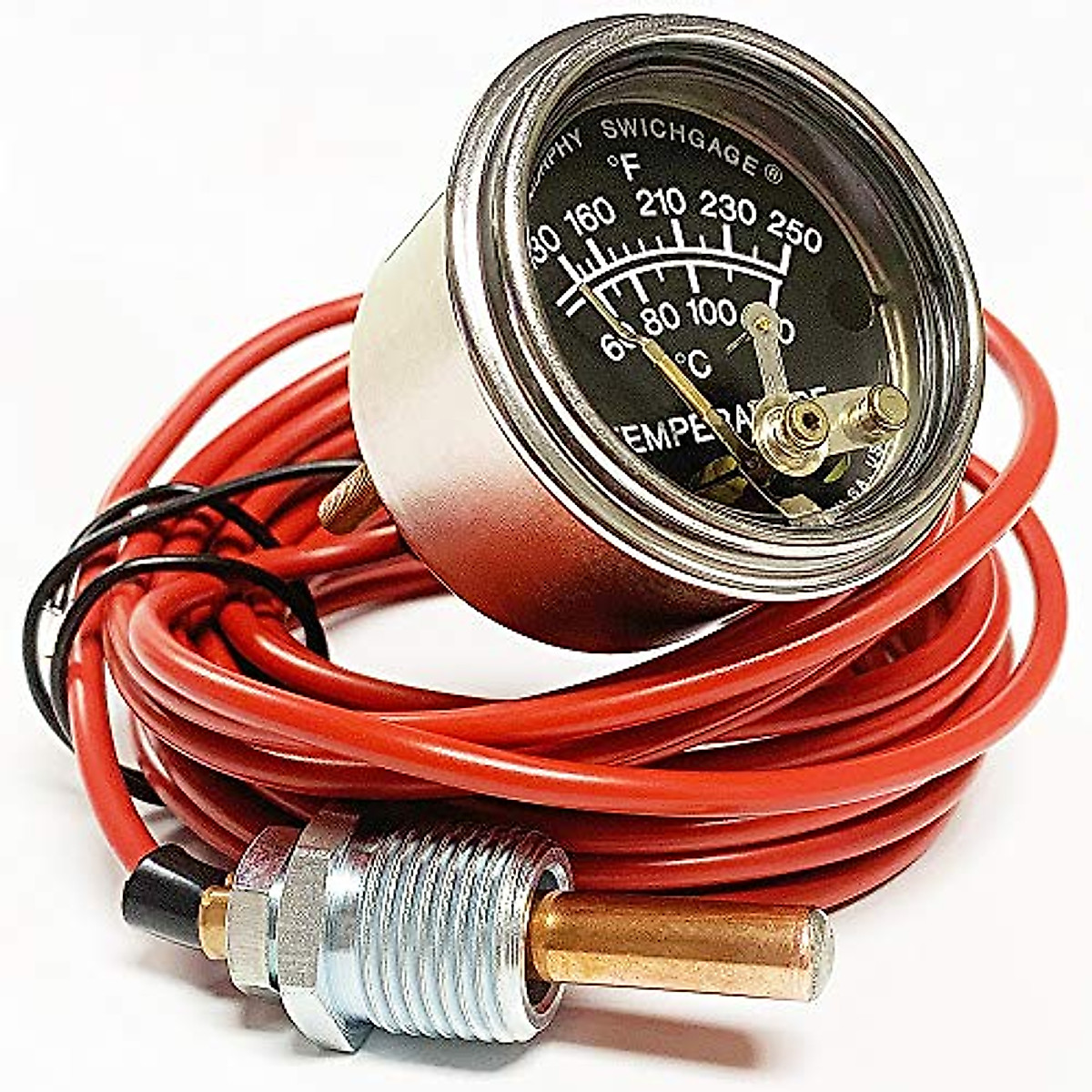 Murphy by Enovation Controls 20T-250-20-1/2 Temperature Swichgage (10702050)