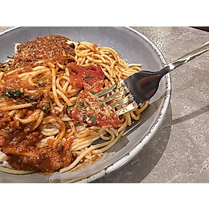 LOUVI Stainless Steel 12-Pack Table Dinner Forks Set, Top Food Grade Stainless Steel Silverware Forks,Mirror Finish & Dishwasher Safe,Use for Home,Kitchen or Restaurant,(Silver 8 Inches)