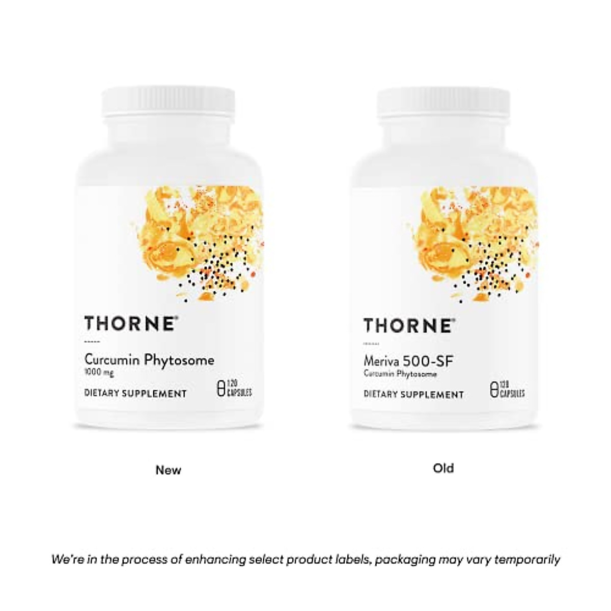 Thorne Curcumin Phytosome 1000 mg (Meriva) - Clinically Studied, High Absorption - Supports Healthy Inflammatory Response in Joints, Muscles, GI Tract, Liver, and Brain - 120 Capsules - 60 Servings