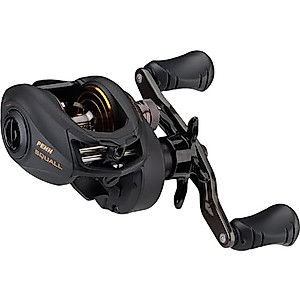 PENN Squall Low Profile Reel Black Smoke 9.3 oz