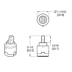 Pfister 9740350 Cartridge Sub Assembly