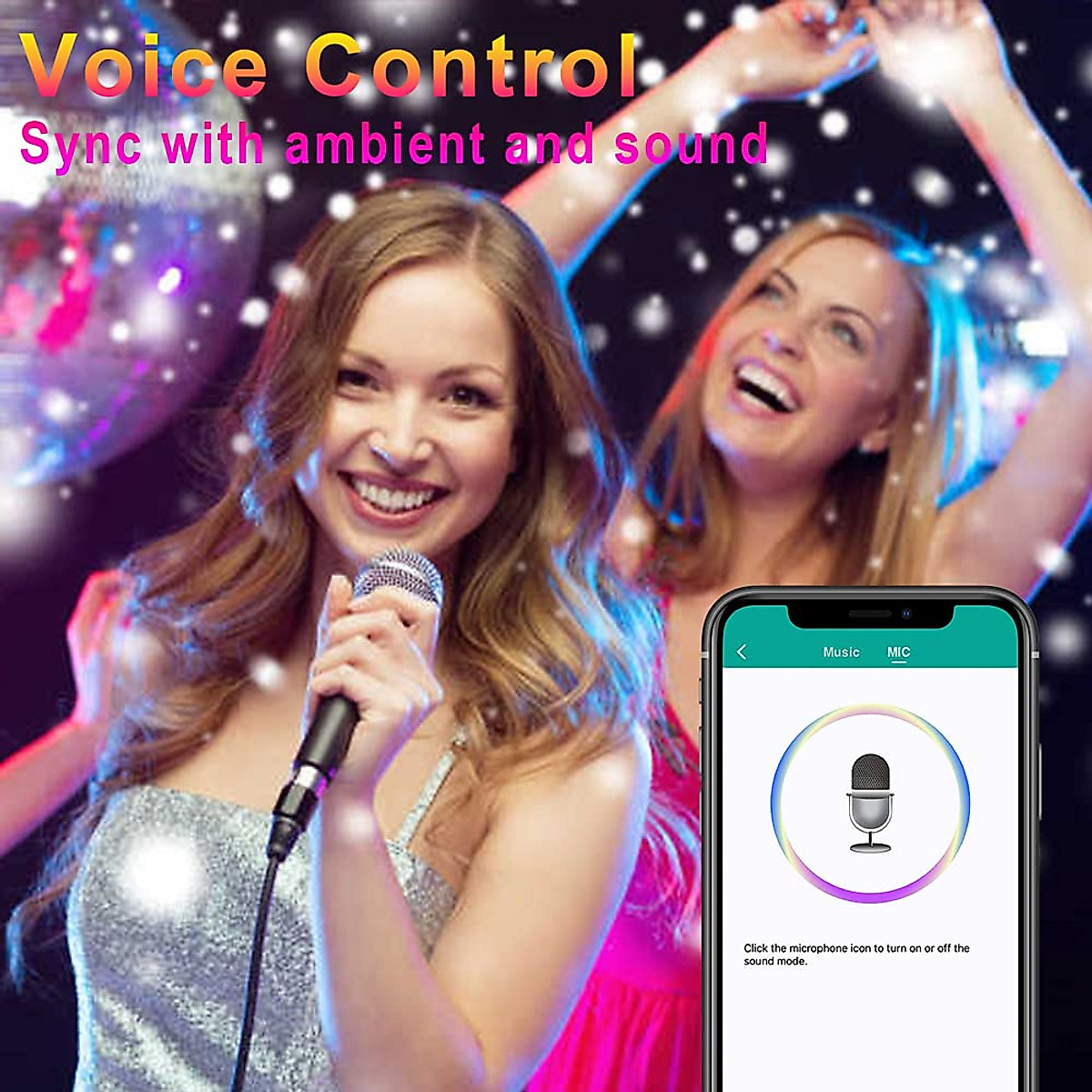 WOINO LED Hexagon Wall Lights,7 Pack KIT,APP One Second Connection,Smart Hexagon Lights,Party Light,Music&Voice Rhythm,Xmas Home Decor,DIY RGB Night Light,Birthday Gift,Countertop Light