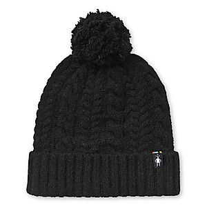 Smartwool Merino Wool Ski Town Hat For Men and Women, Black, One Size