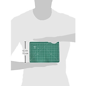 ALVIN Self-Healing Cutting Mat Kit 6"x8.5" Model GM0668 Double-Sided Mat with Art Knife, GBM Series, Gridded Rotary Cutting Board for Crafts, Sewing, Fabric - 6 inches x 8.5 inches