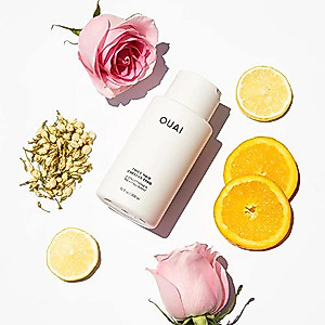 OUAI Thick Conditioner. Strengthening Keratin, Marshmallow Root, Shea Butter and Avocado Oil Nourish Dry, Thick Hair and Calm Frizz. Free from Parabens, Sulfates and Phthalates (10 oz)