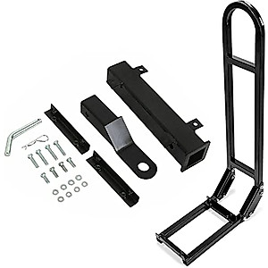 Golf Cart Rear Seat Safety Grab Bar with Trailer Hitch for Club Car EZGO Yamaha