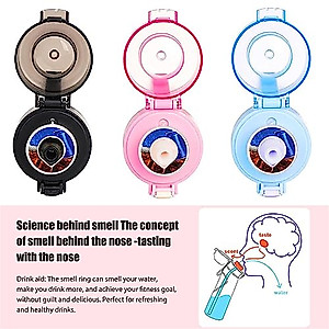 hixswnu 4pcs Compatible with Air Up Water Bottle Pods, Fruit Fragrance Rings,Water Cup Scented Pods for Outdoor Sports,006